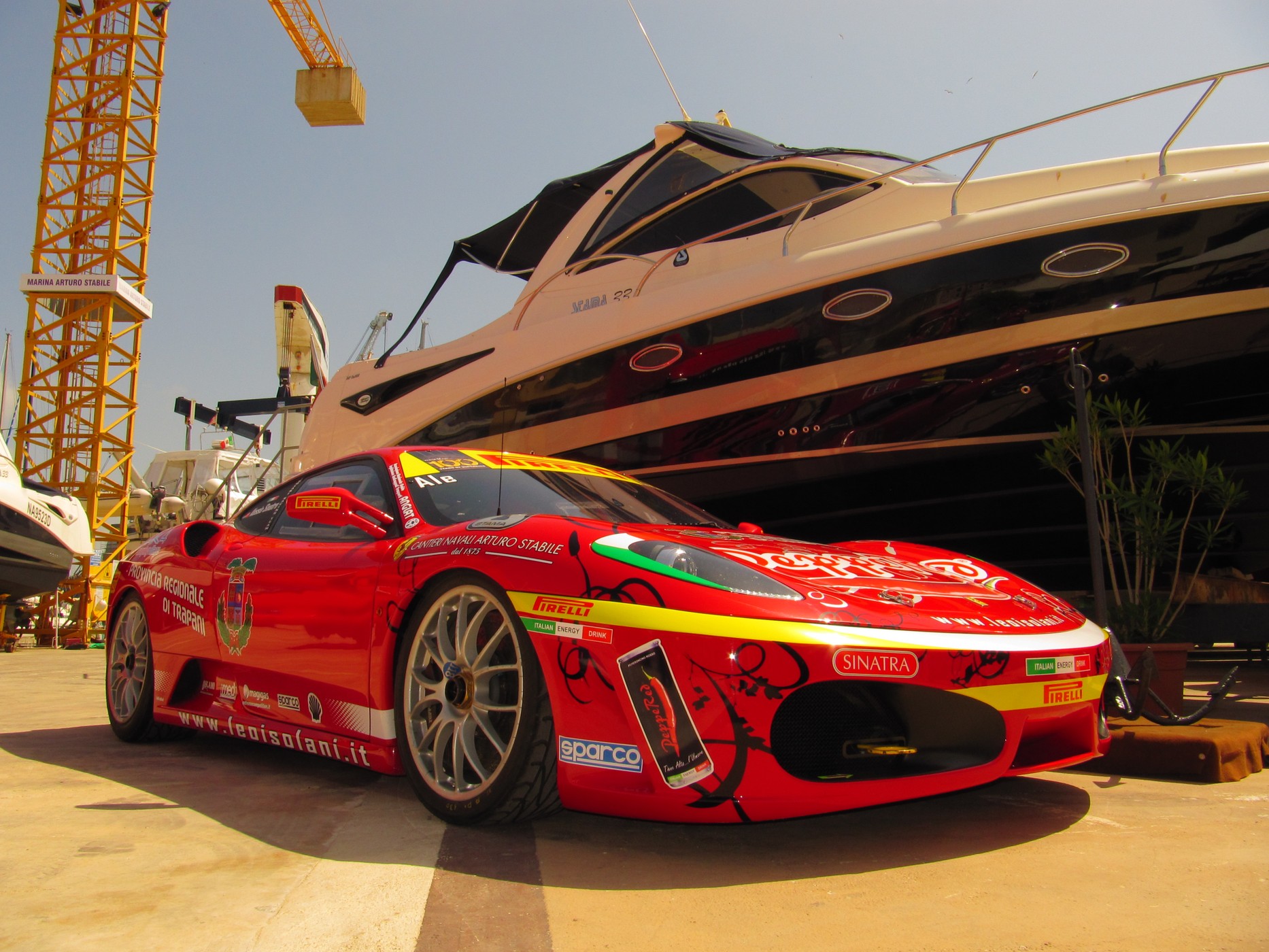 Alessia Sinatra - Ferrari F430 Challenge