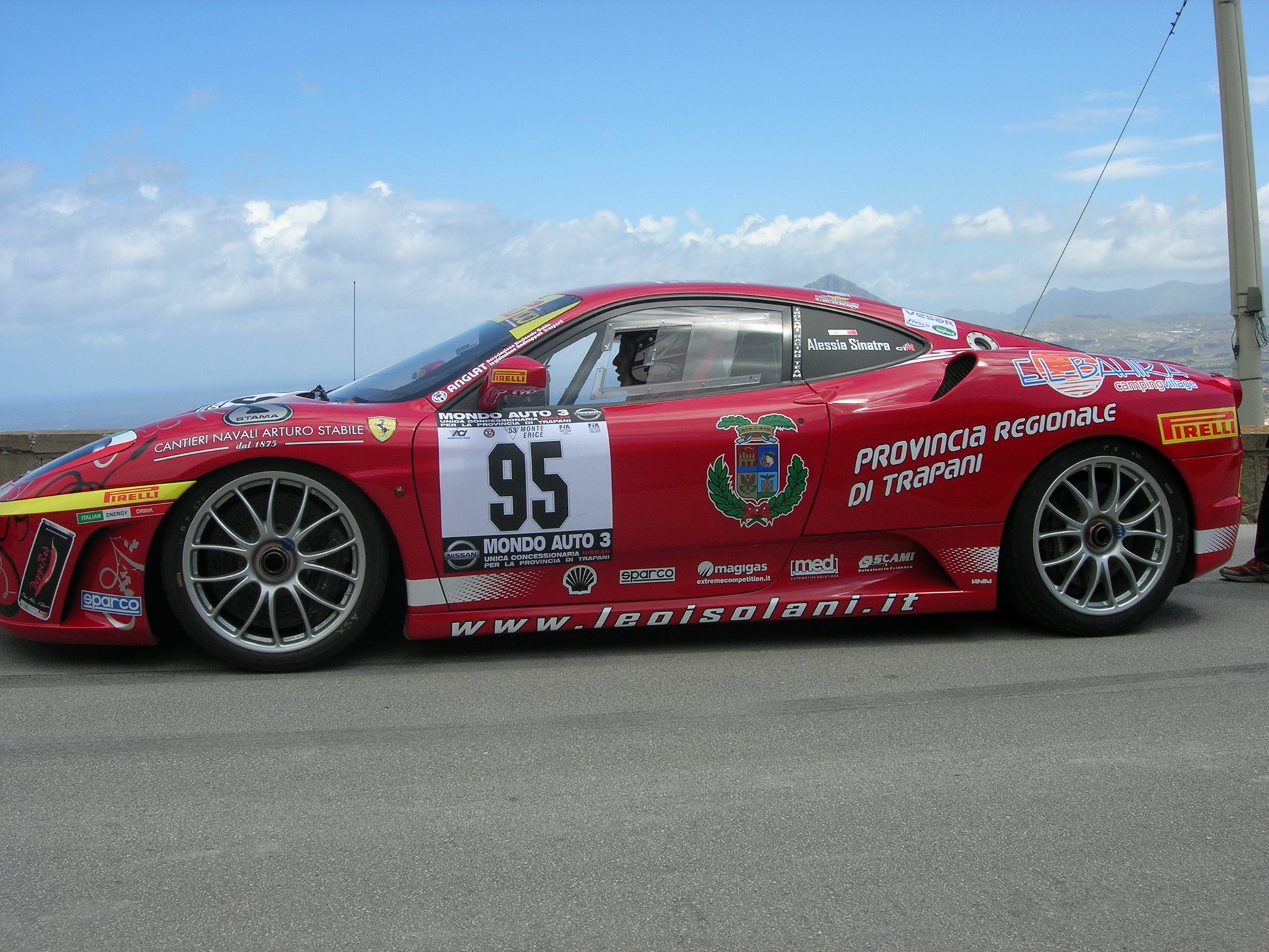 Alessia Sinatra - Ferrari F430 Challenge