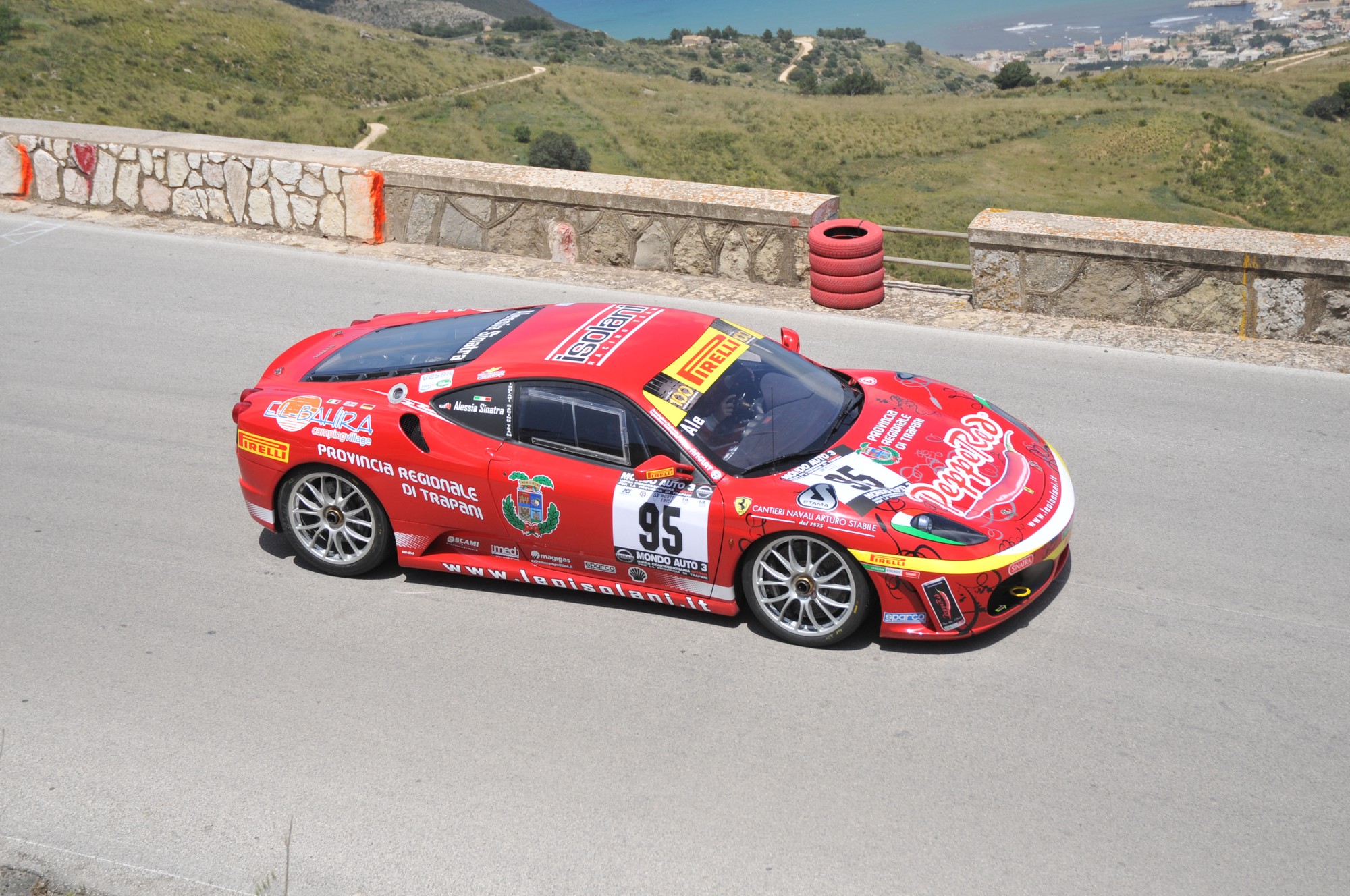 Alessia Sinatra - Ferrari F430 Challenge