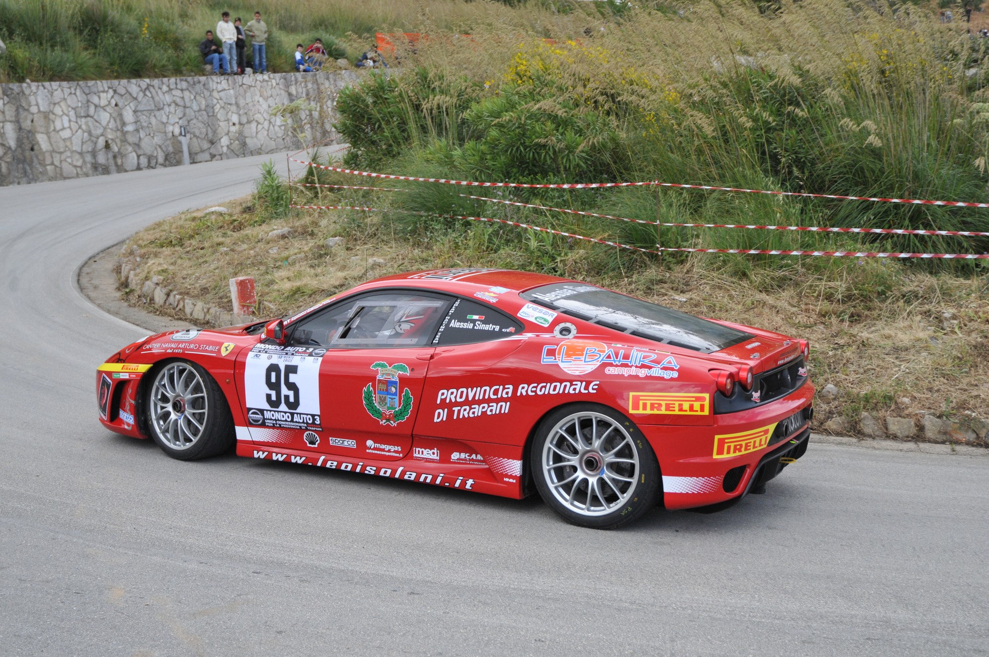Alessia Sinatra - Ferrari F430 Challenge